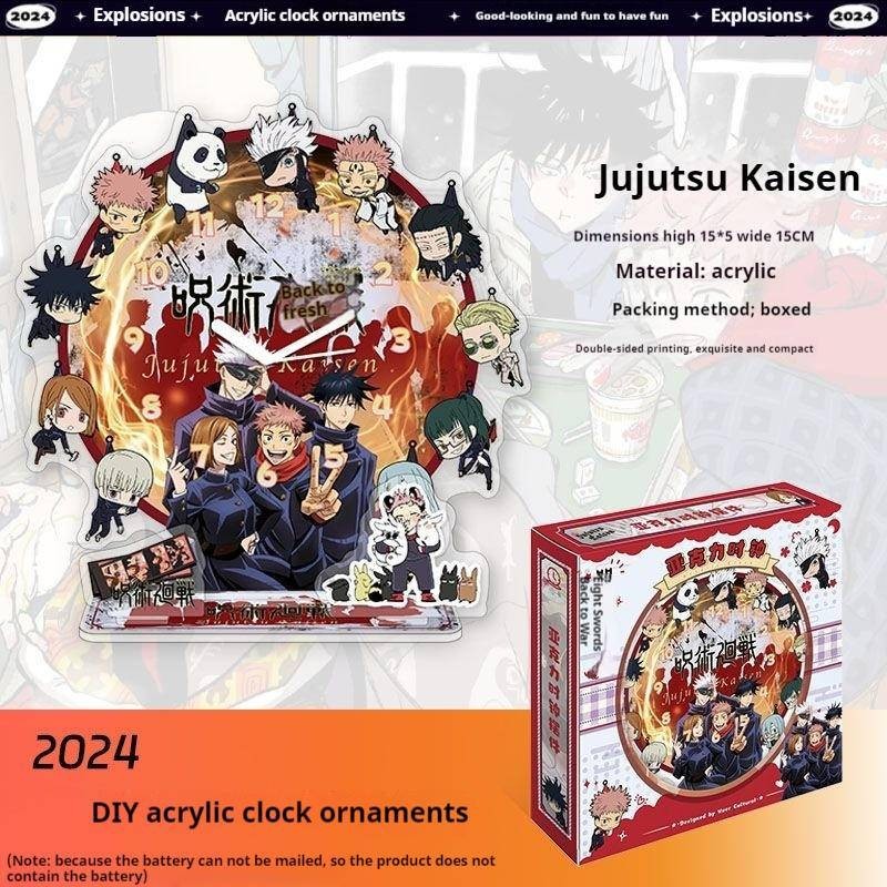 Jujutsu Kaisen Acrylic Clock Standee - Gojo Satoru, Itadori Yuji ...