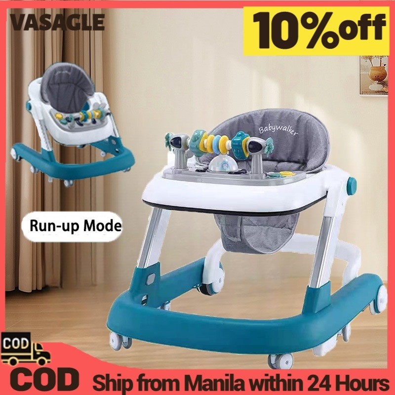 【in Stock】Baby Walker for Girl with Handle Walker for Baby Boy Prevent ...