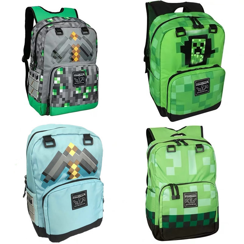 Minecraft schoolbag men's primary school backpack children's middle ...