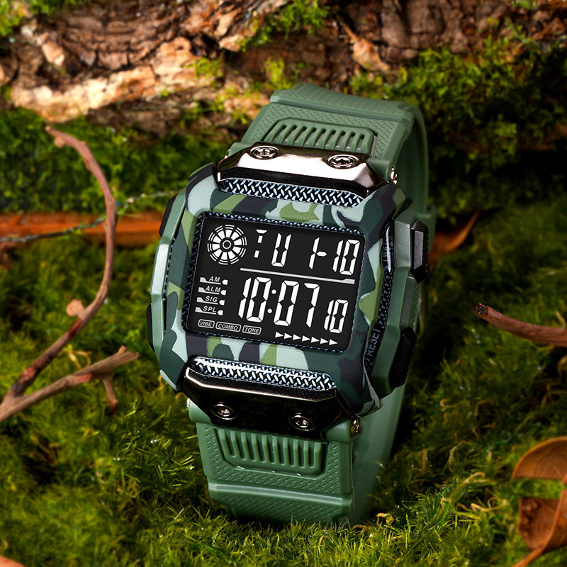 Men Waterproof Digital Watch Outdoor Military Muti-funcational Date ...