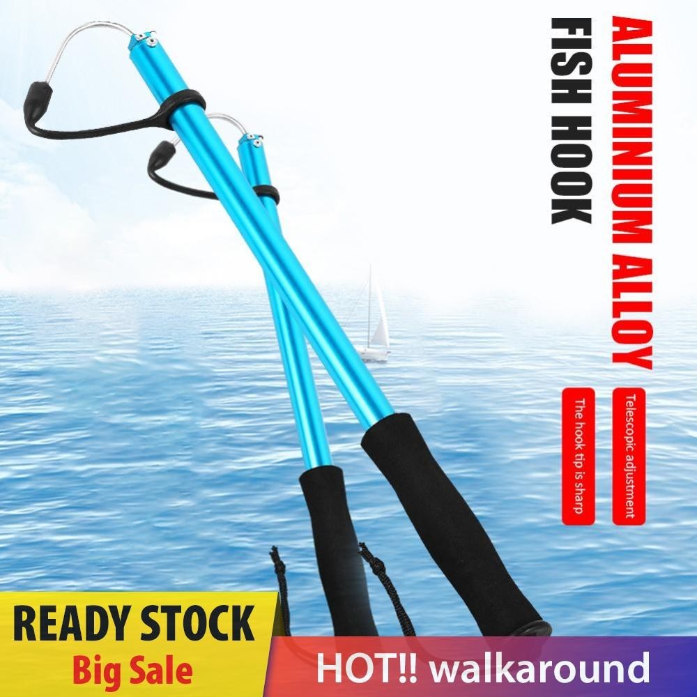 Outdoor Stainless Steel Fishing Gaff Grip Holder Spear Hook Fishing ...