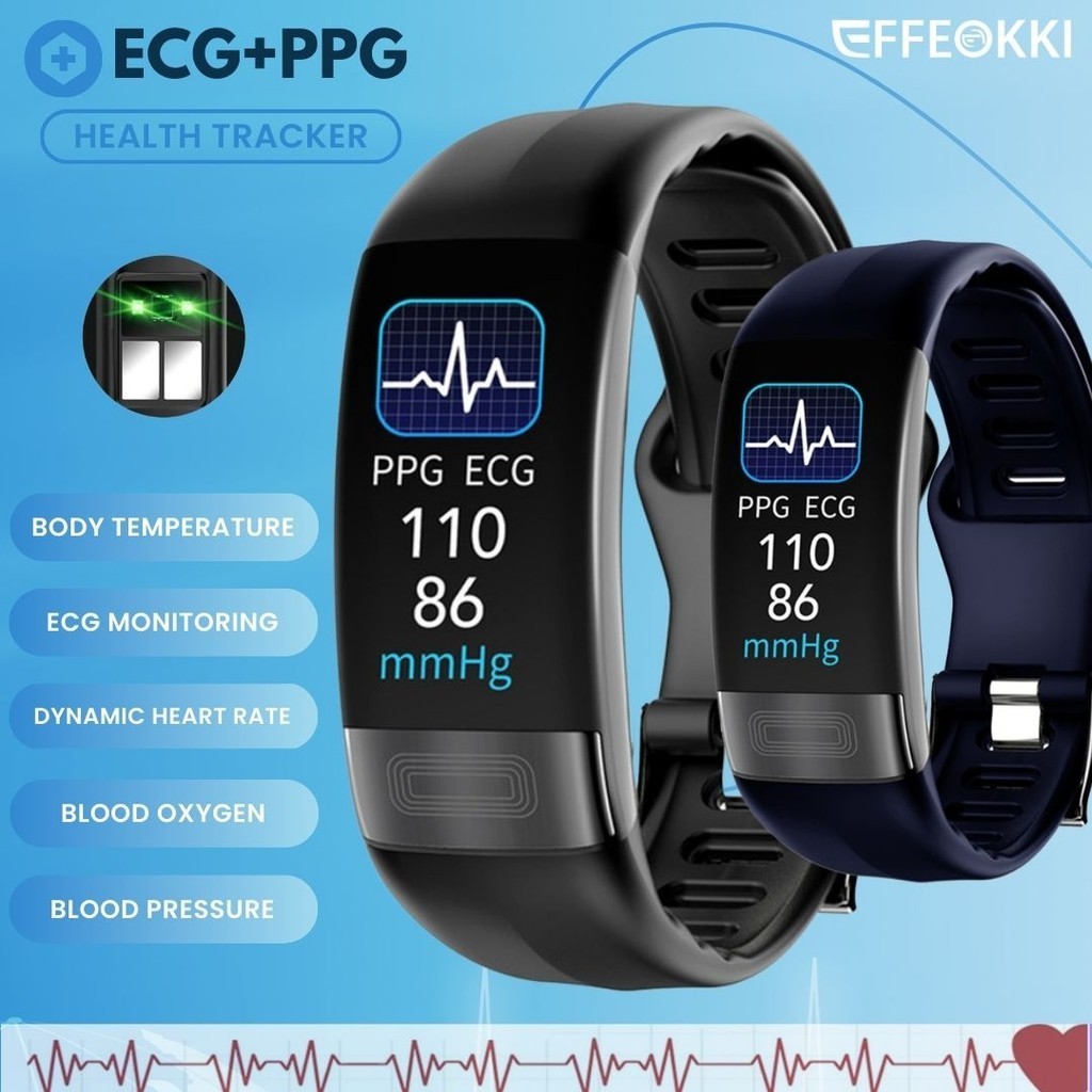 2024 Smart Watch Ekg Bracelet Body Temperuture Waterproof Ecg Bracelet ...