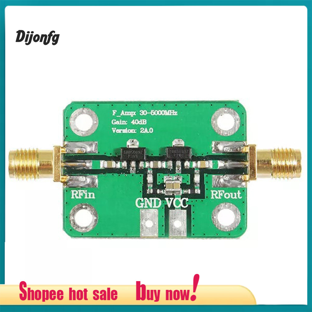 Dj 30-4000MHz PCB 5V DC RF Wideband Amplifier Gain 40dB Low Noise LNA Board Module | Shopee ...