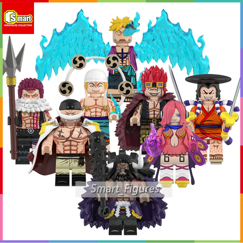 One Piece Series Minifigure Kaido Marco Vinsmoke Reiju Building Blocks ...