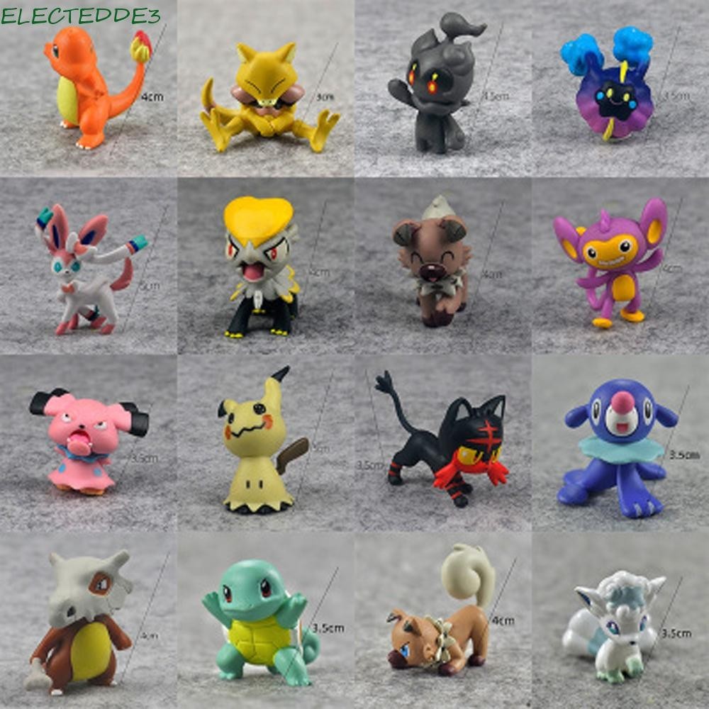 SELECTEDDE Pikachu Figures Abra Collection Figures Dolls Squirtle ...