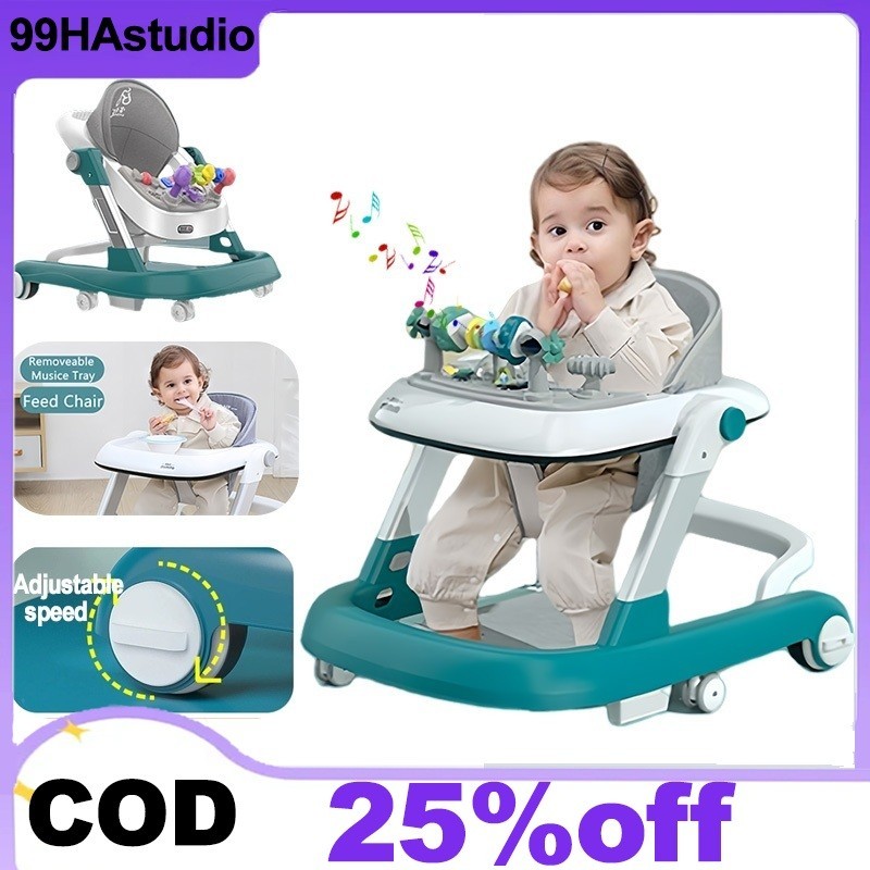 【In Stock】Baby Walker for Girl with Handle Walker for Baby Boy Prevent ...