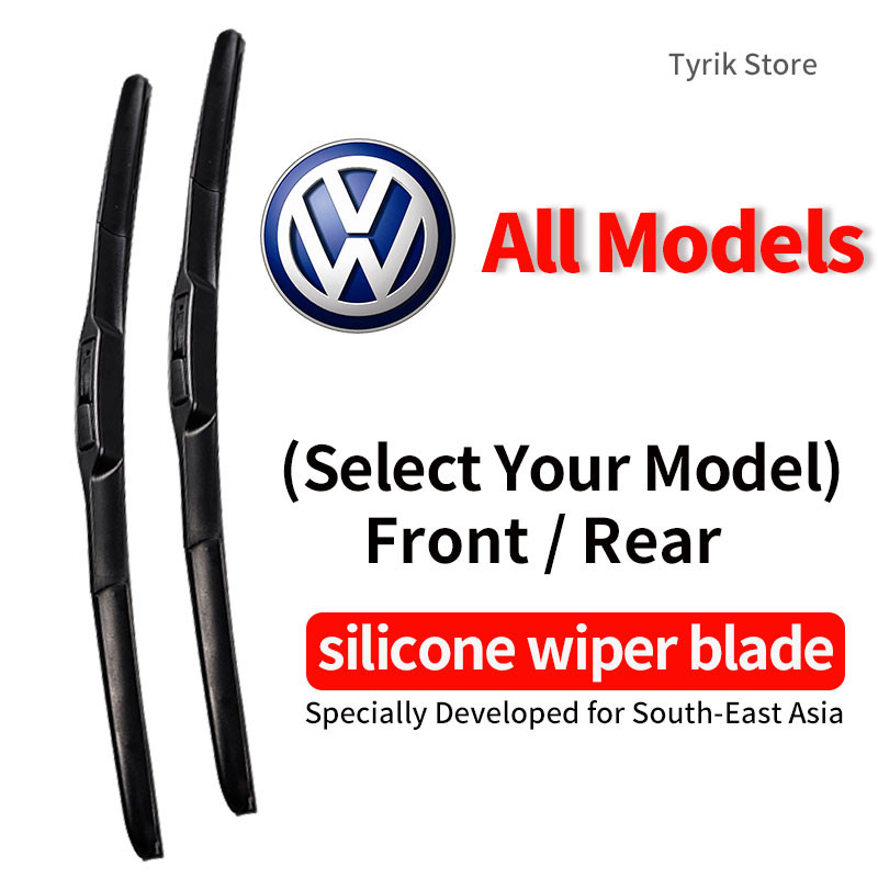 (Front/Rear) VW Volkswagen Wiper Blade Set for All (Jetta Golf Polo T ...