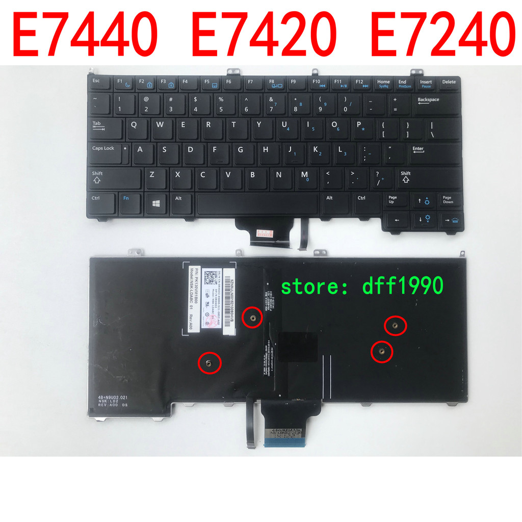 DELL E7440 E7420 E7240 keyboard | Shopee Philippines