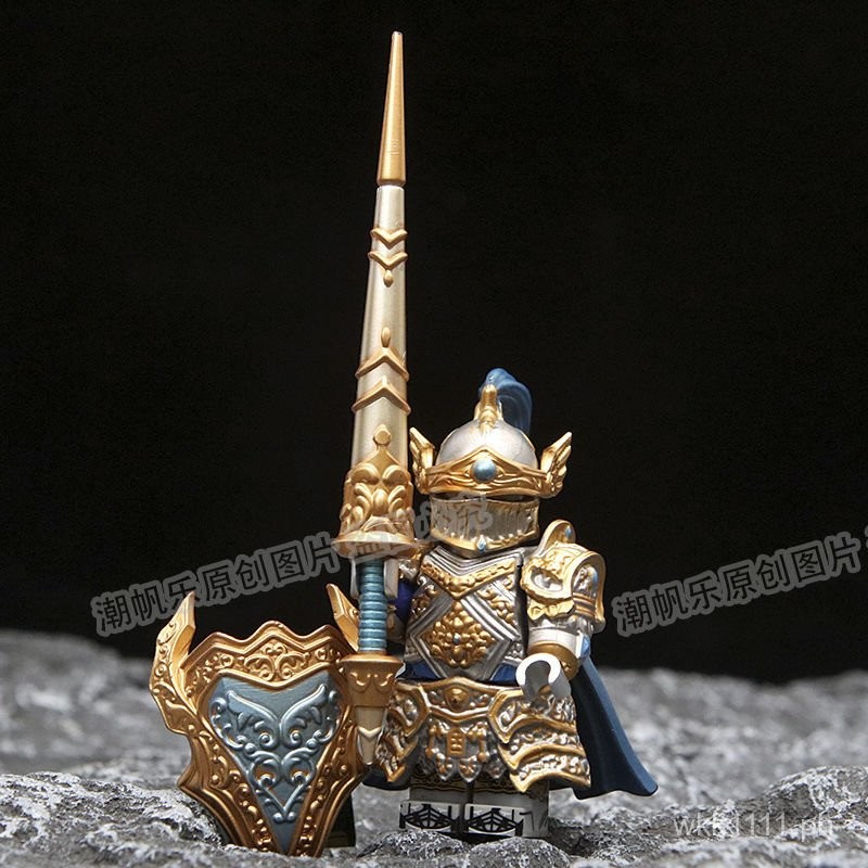 Compatible Round Table Knight Medieval King Arthur Knight Shield Spear ...