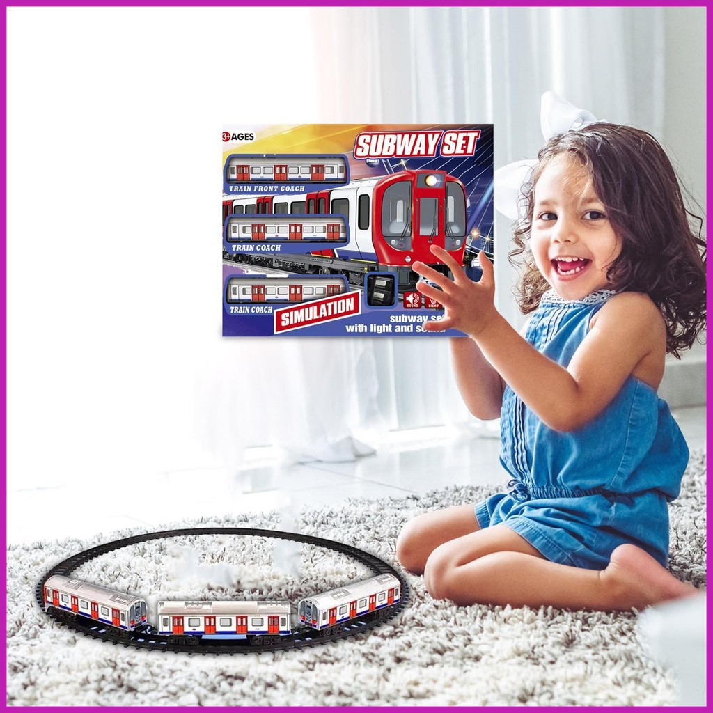Toy Train Set Interactive Toy Train Interactive Subway Set for Boys ...