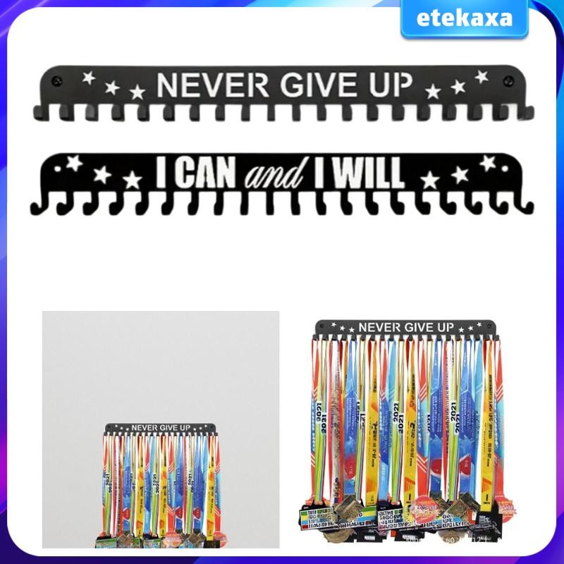 [Etekaxa] Medal Bracket Rack Award Ribbon Organizer Medal Holder Medal ...