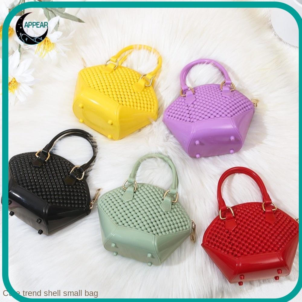 APPEAR Beach Bags, Hand-held Transparent Pearl Shell Bag, Fashion One ...