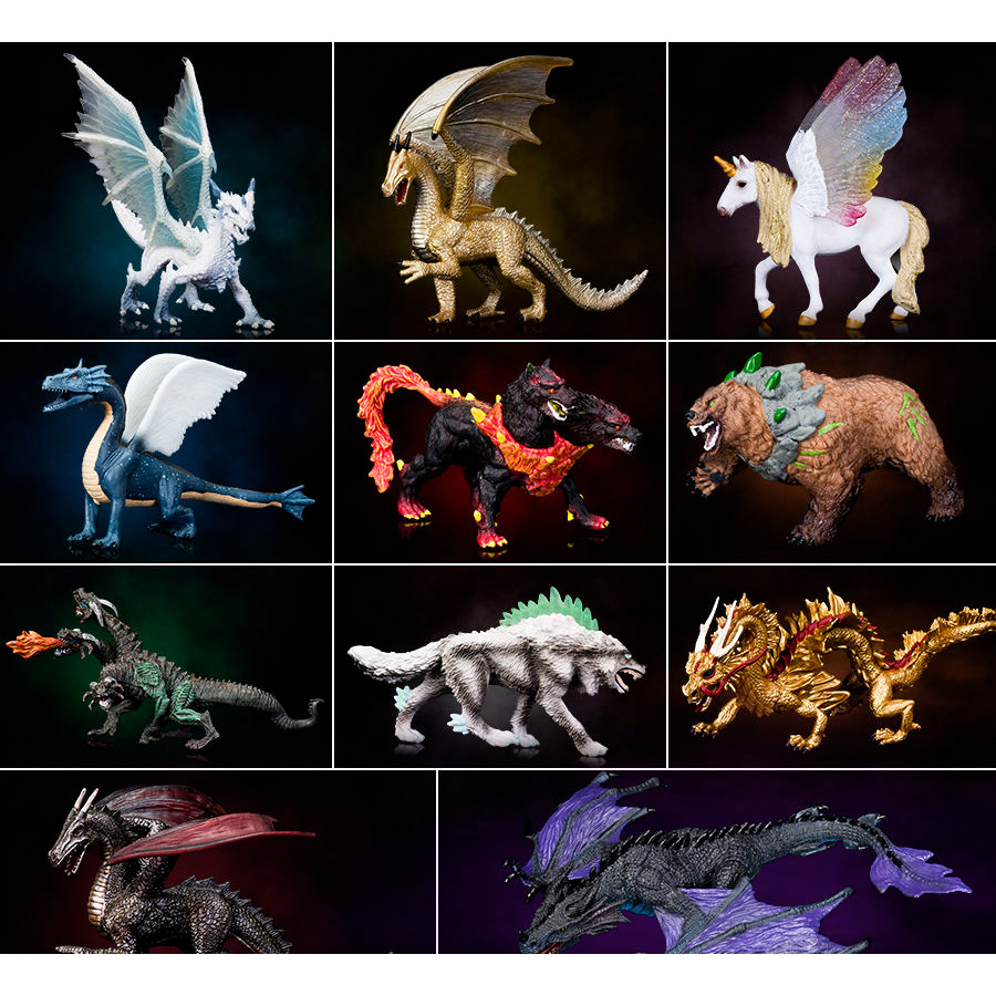 Magic Myth Flying Dragon Mythical Beast Night Dragon Hunter Monster ...