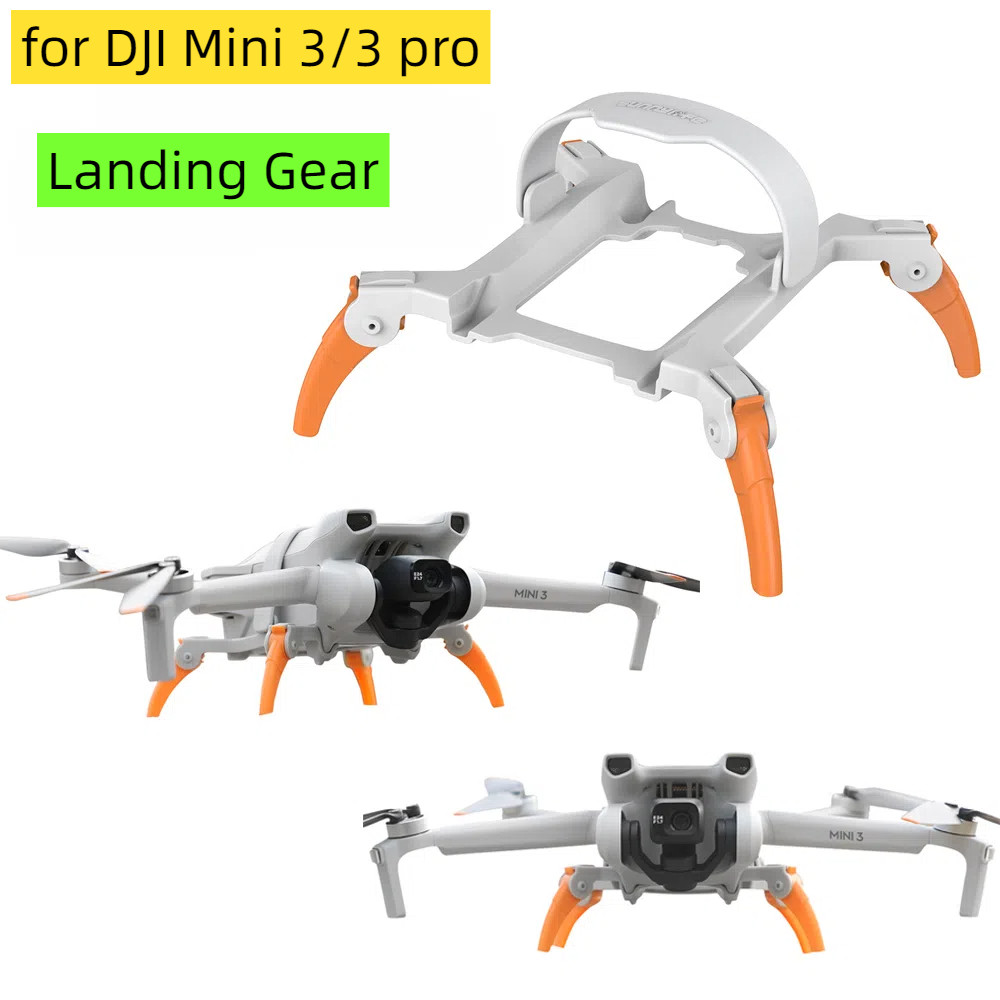 For DJI Mini 3/Mini 3 pro Landing Gear Foldable Expansion Spider Tripod ...