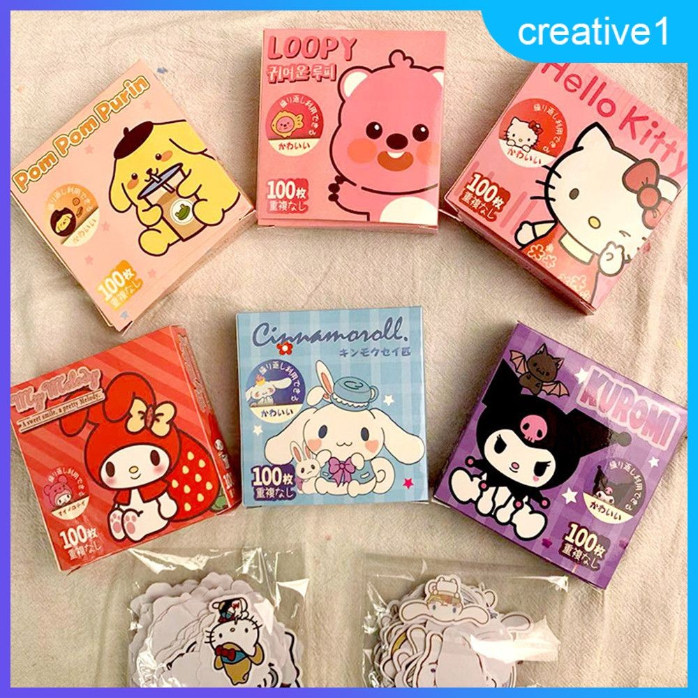 Student Stickers Girl Decoration Cute Design Pagination Indexes And ...