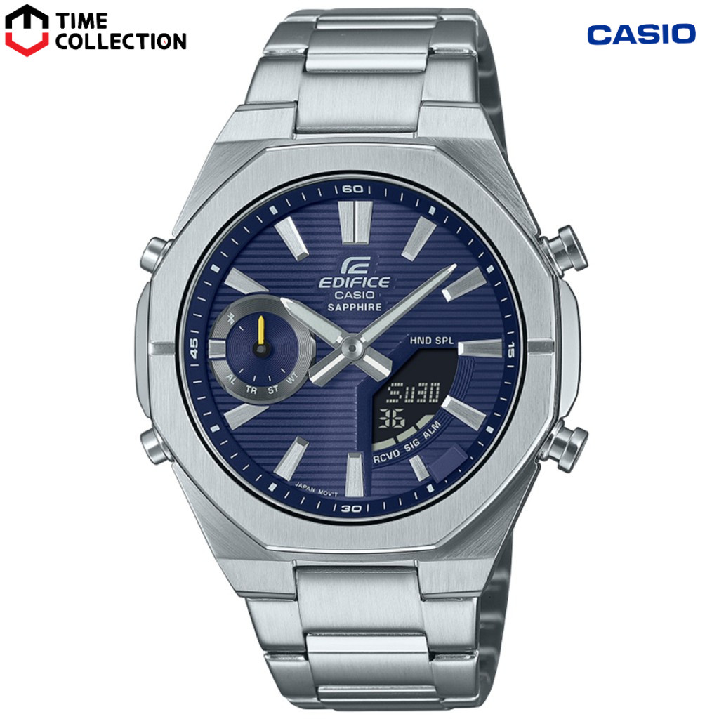 Casio Edifice ECB-S10D-2A Digital Analog Stainless Steel Strap Watch For Men | Shopee Philippines