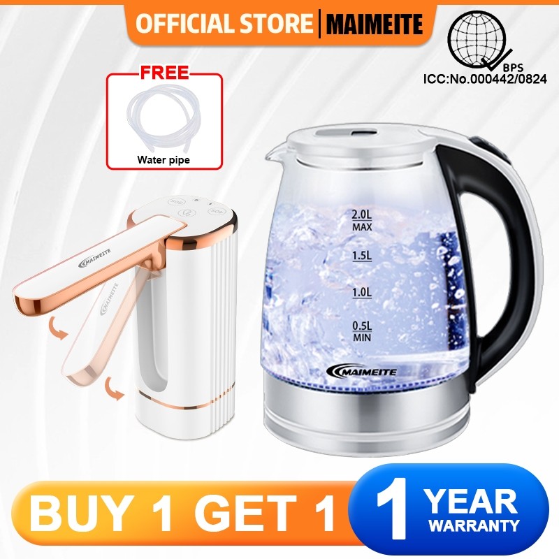 Maimeite Electric Kettle 2200w 2l Home High Power Fast Heating water ...