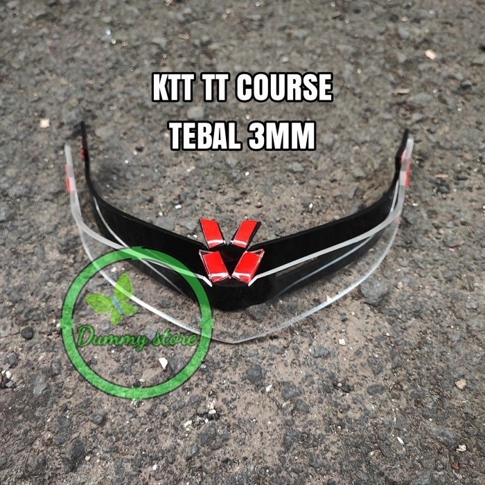 KYT TTC Helmet Spoiler KYT TT COURSE Spoiler/ AND ABOVE MODEL | 3MM ...