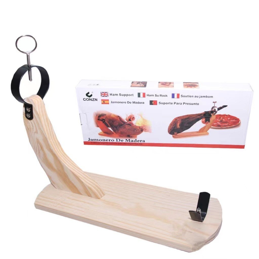 Ham Rack Spanish Solid Wood Stand Rack Iberian Ham Rack Large Size BXZX ...