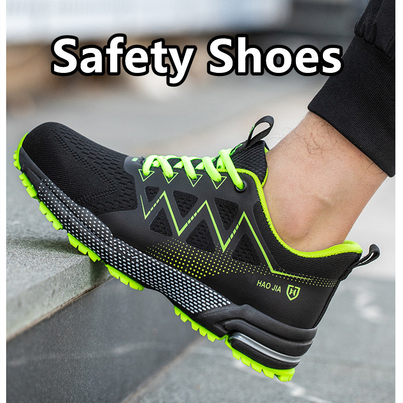 Steel Toe-toe Labor Protection Shoes Men's Safety Shoes Anti-smashing ...