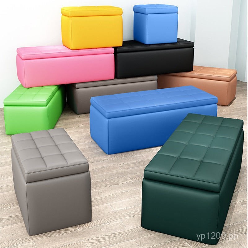 Fitting Room Sofa Stool Long Storage Stool Entrance Shoe Changing Stool ...