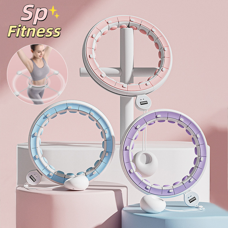 LCD Display Hula Hoop Fitness/Weight Loss Equipment Adjustable Size ...
