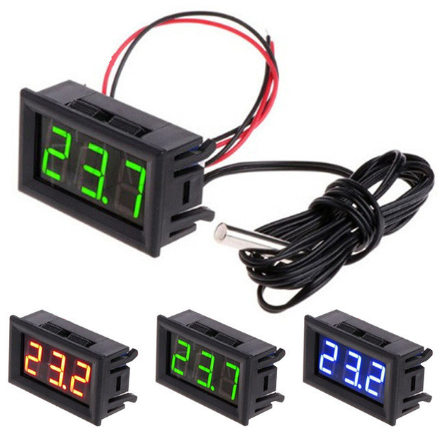 Mini Digital Voltmeter Voltage Tester Meter 0.28 Inch 2.5V-40V LED ...