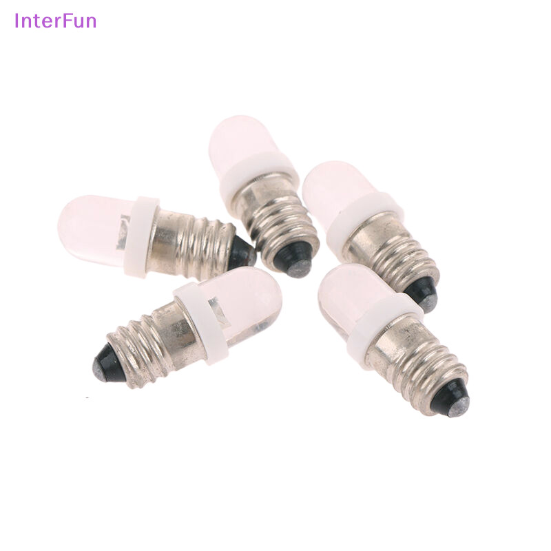 hot 5Pcs E10 Led Bulb E10 DC 3V 6V 12V 24V Instrument Bulb E10 ...