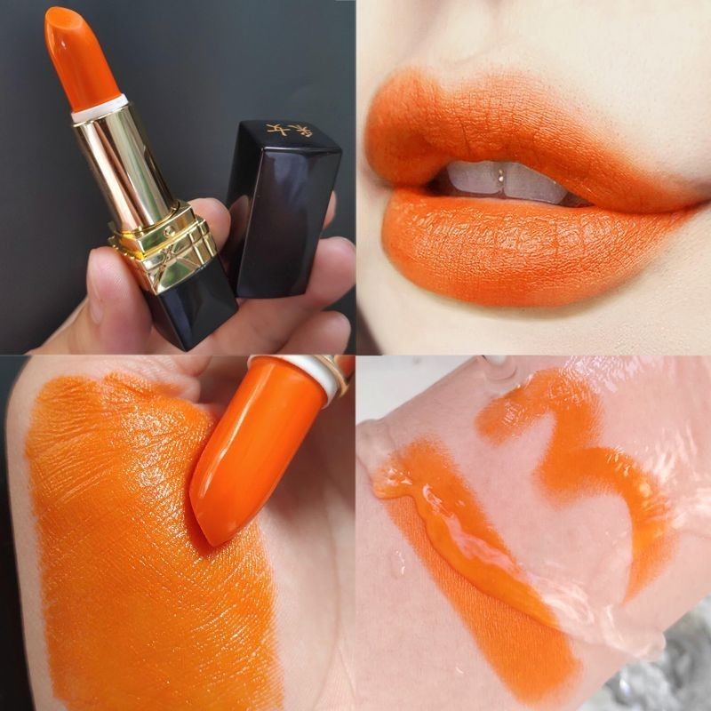 Pumpkin Color Lipstick Female Carrot Color Vitality Orange Color Warm ...