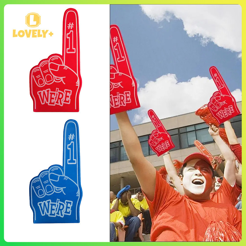 Number 1 EVA Finger Giant Foam Hand Gloves Cheerleading Props For ...