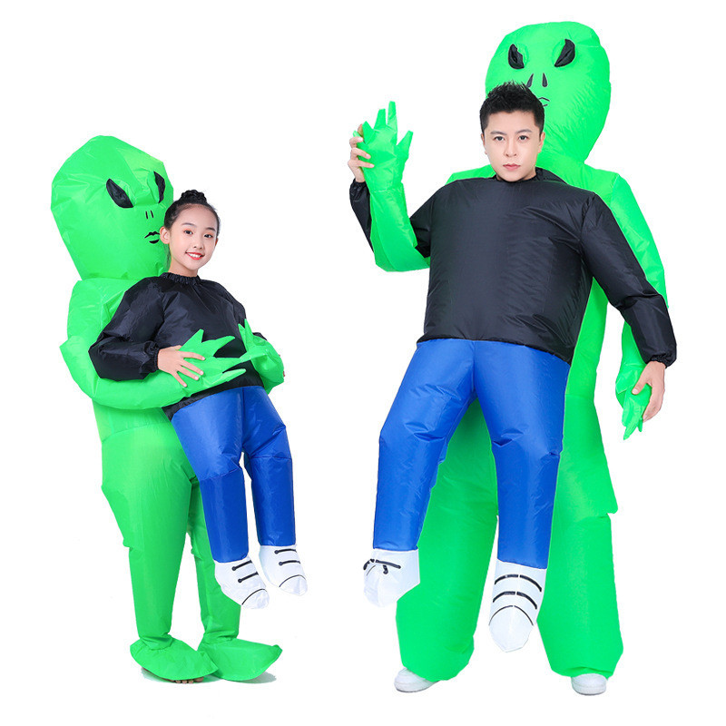 Halloween cosplay Alien Inflatable Costume Tik Tok Contrast Spoof Alien ...