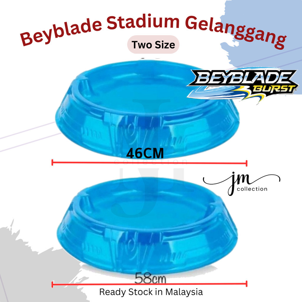 Beyblade Stadium Round / Square Big Gelanggang Beyblade Kids Toy Combat ...