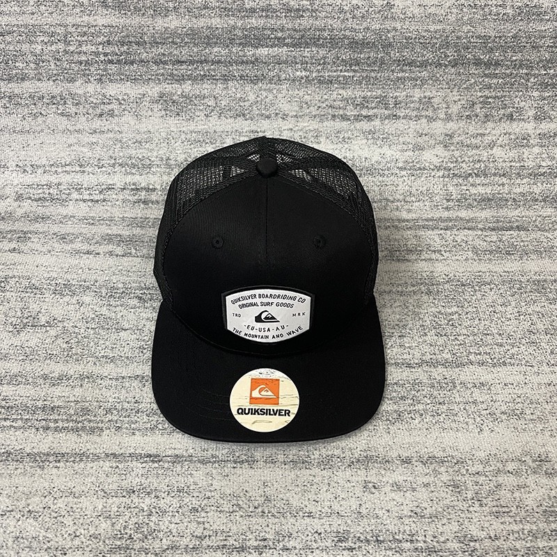 Quiksilver Baseball Cap Flat Brim Black Men's Hat | Shopee Philippines