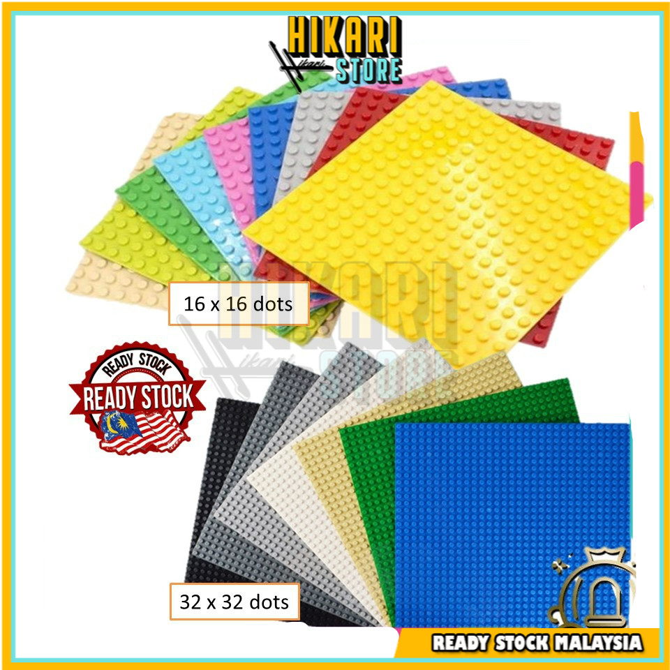 32x32 dots and 16x16 dots Plastic Blocks Base Plates Figures Compatible ...