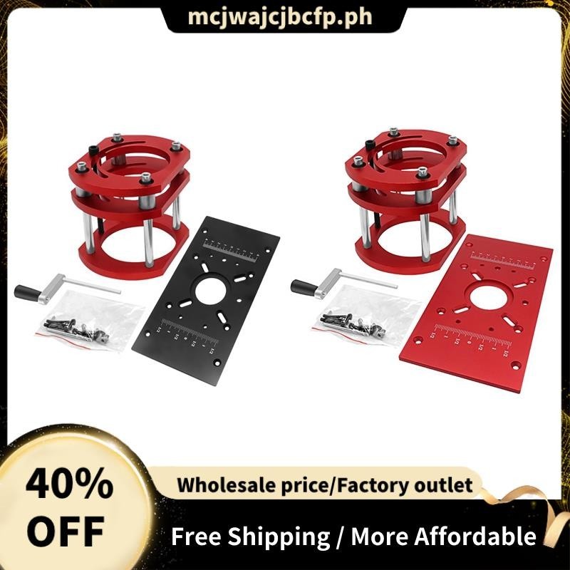 Perfect Router Lift with Fixed Base-Router Insert Plate-Woodworking ...