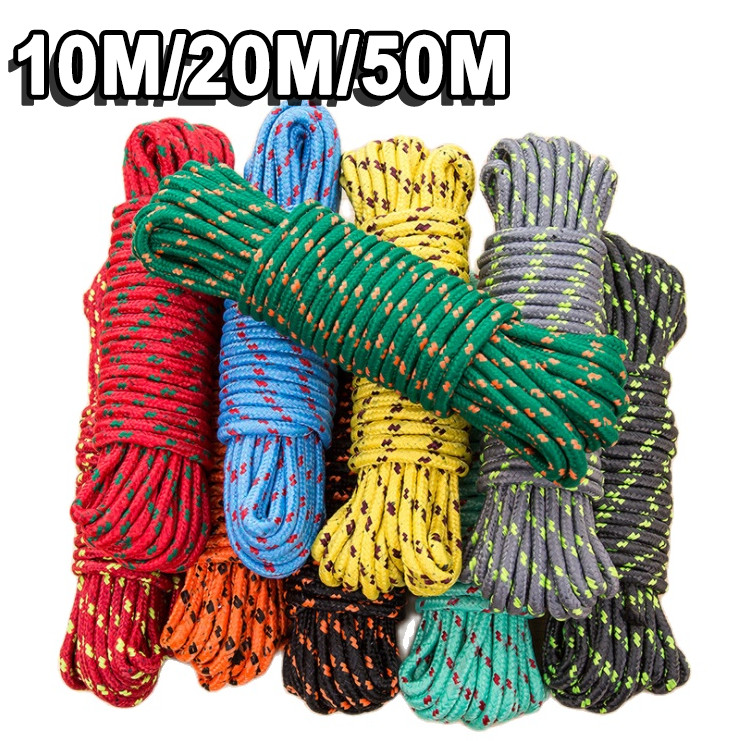 Nylon Clothesline Multifunction Rope Clothesline Luggage Rope 10 Meters ...
