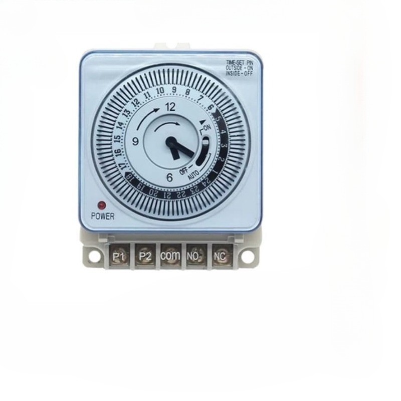 24 Hours Industrial Mechanical Cycle Mechanical Timing Switch Socket ...