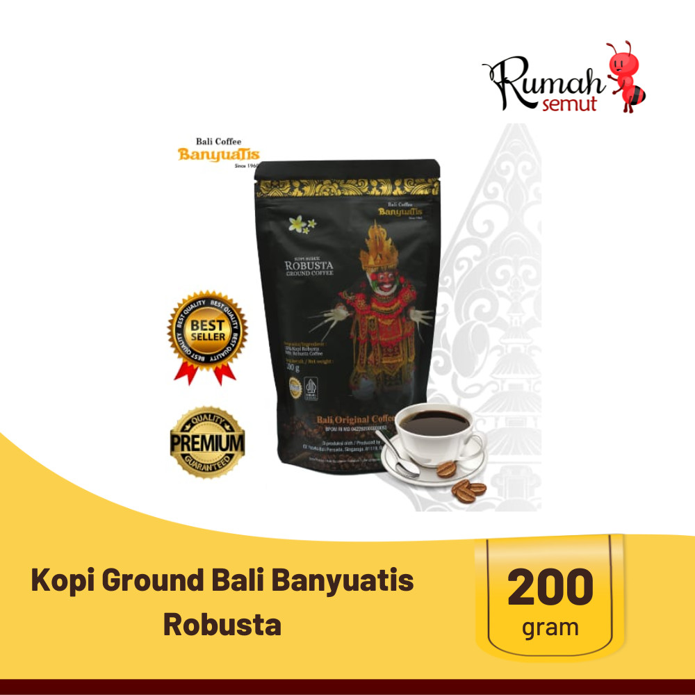 Banyuatis Robusta Bali Ground Coffee 200gr | Shopee Philippines