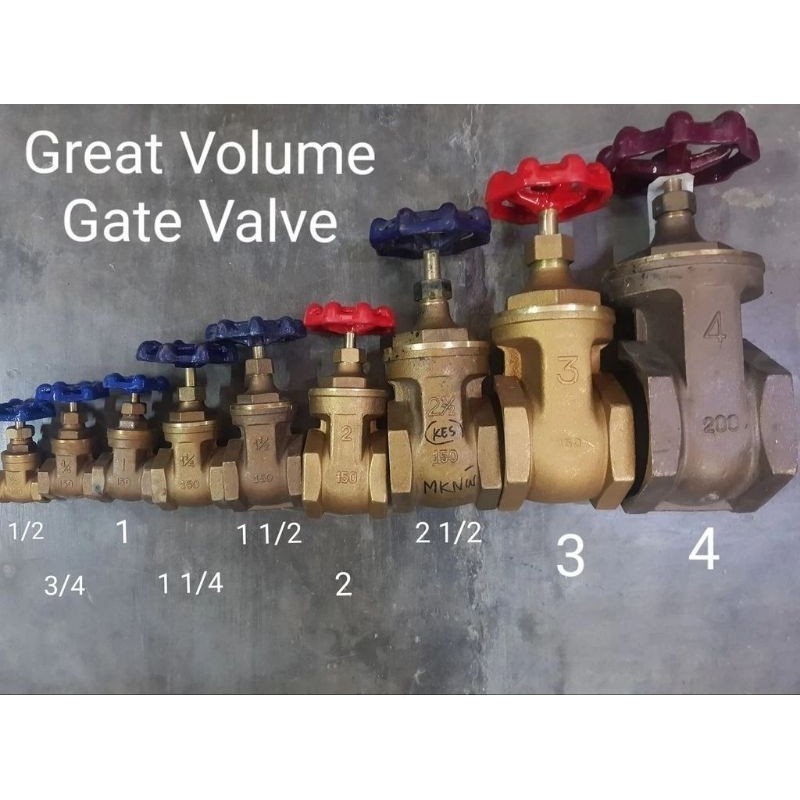 SOLID BRASS BALL VALVE HEAVY DUTY GREAT VOLUME (GV) 3 OR 4 INCHES ...