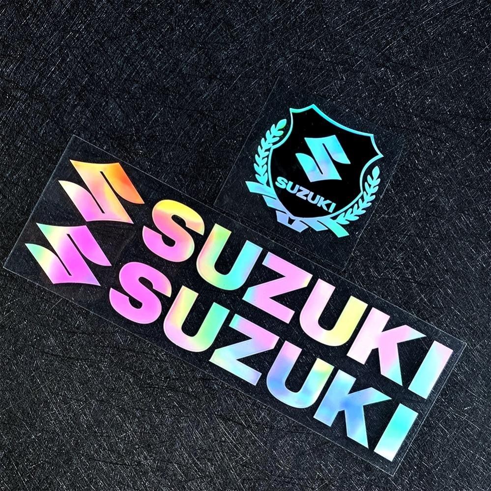 3 pcs/set Suzuki motorcycle badge sticker body decoration sticker set ...
