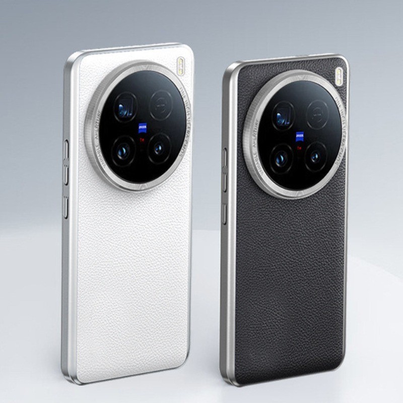 Metal Camera Len Leather Hard Case for Vivo X100 Ultra X100s Pro X200 Pro Mini Fall Protection ...