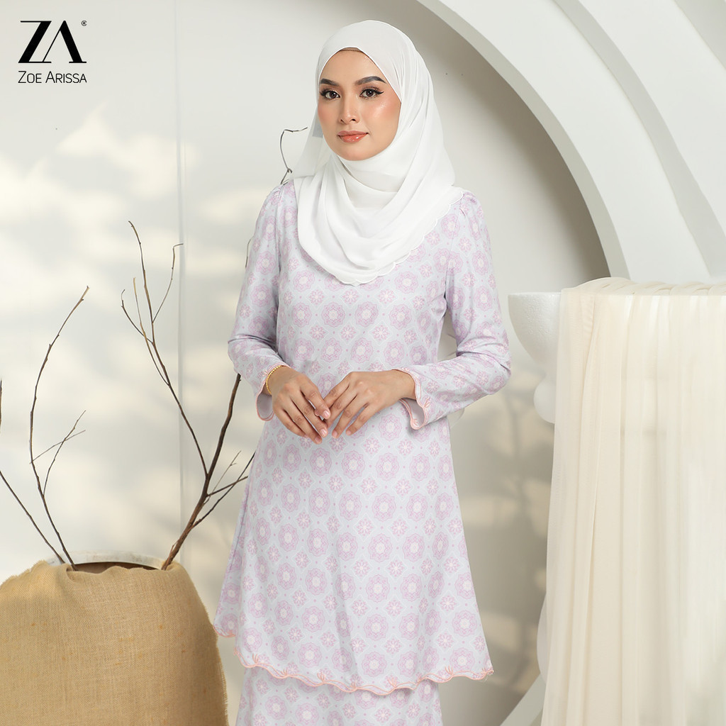 Koleksi D Modest KURUNG PAHANG MODEN MUSLIMAH Yura EMBROIDERED SULAM ...