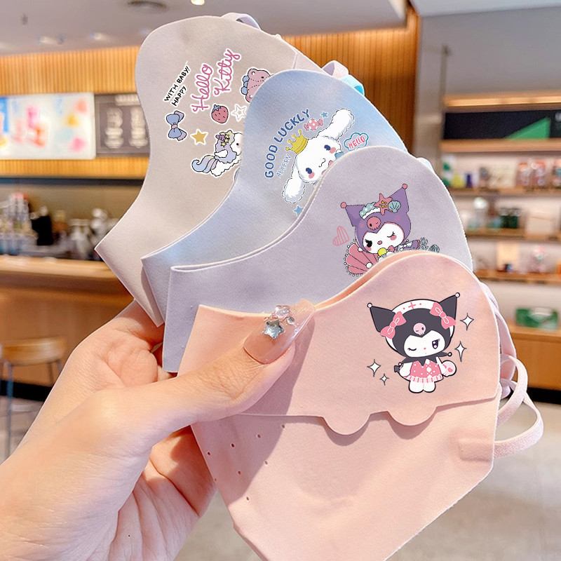 2024 New Kid Ice Silk Dust Mask/Adjustable Wash Mask Sanrio Cartoon ...