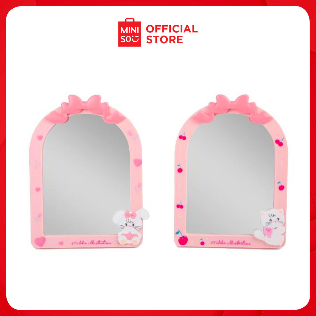 MINISO MIKKO Collection Bowknot Vanity Mirror | Shopee Philippines