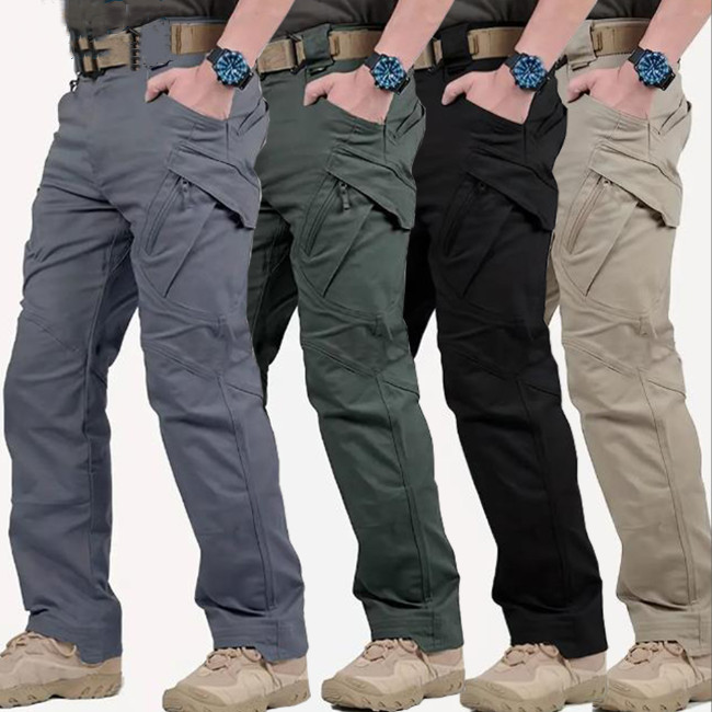 IX7 Tactical Pants Men's Military Fan Training Pants Outdoor Work Suit ...