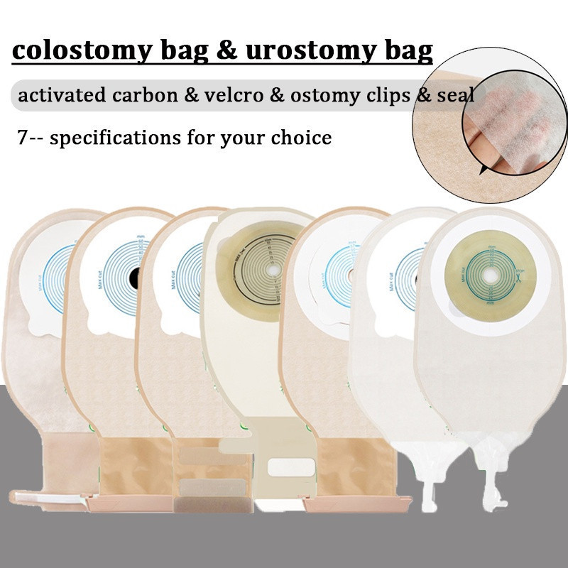 10 pcs/box ostomy bag One piece colostomy bag, urostomy bag with ...