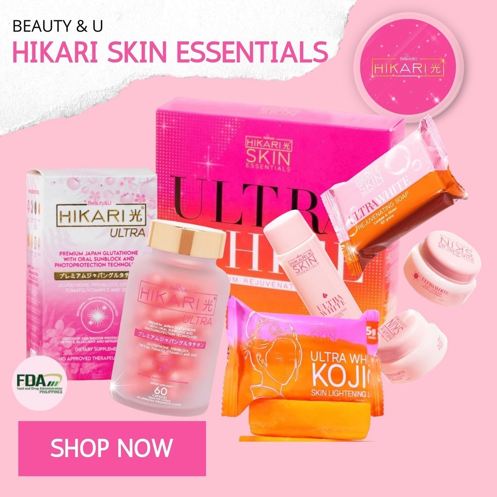 Beauty&U HIKARI Ultra White Premium Rejuvenating Set Soap & Capsules ...