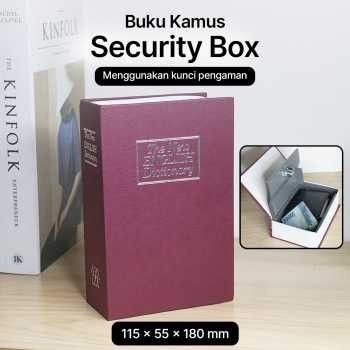Dictionary Book Box / Hidden Security Box Dictionary Book Key Lock ...