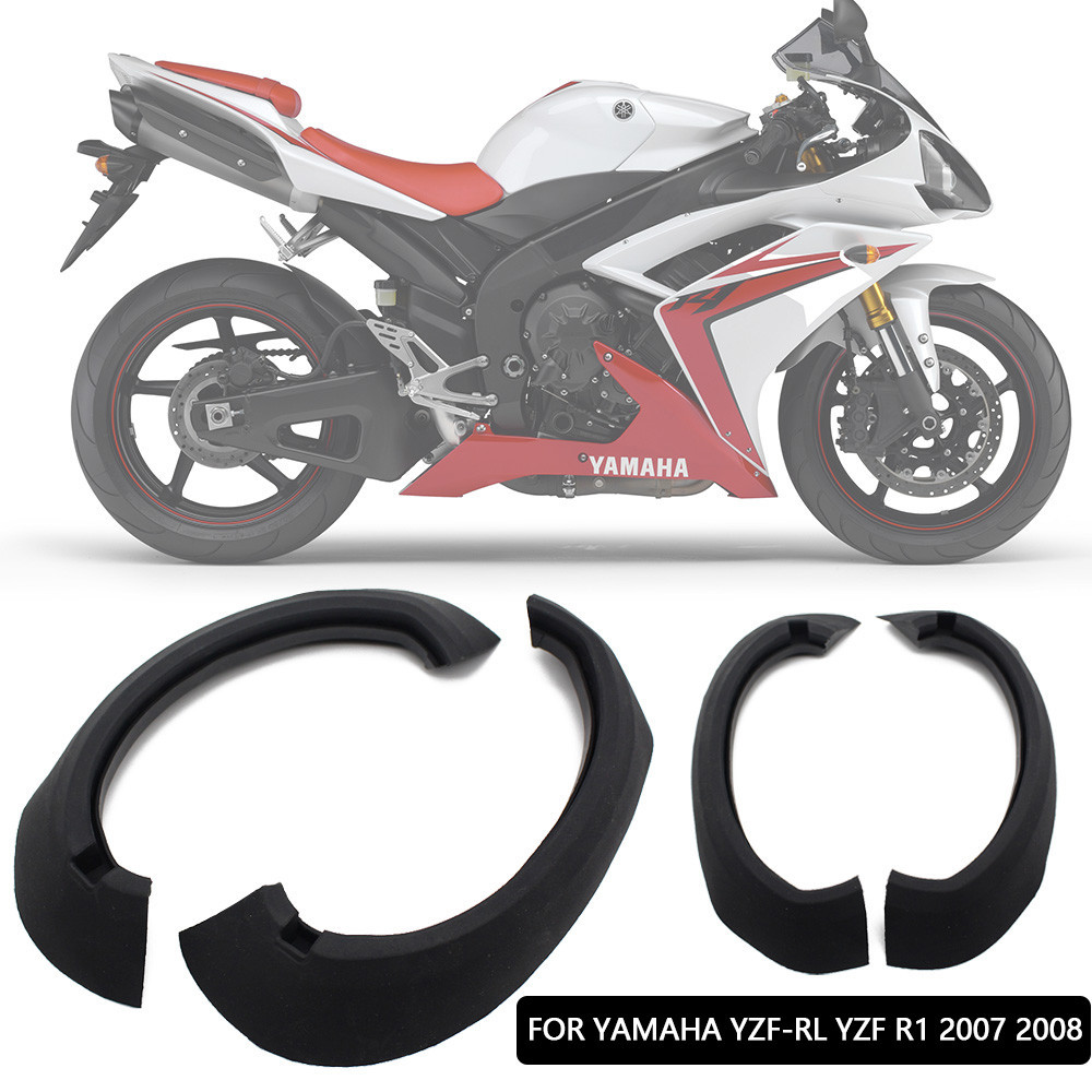 Motorcycle Ram Air Intake Tube Duct Cover Rubber Damper for Yamaha YZF ...