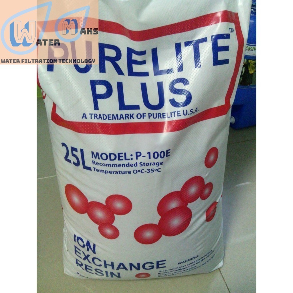 1 SACK PURELITE Ion Exchange Resin for Water Softener P100E | Shopee ...